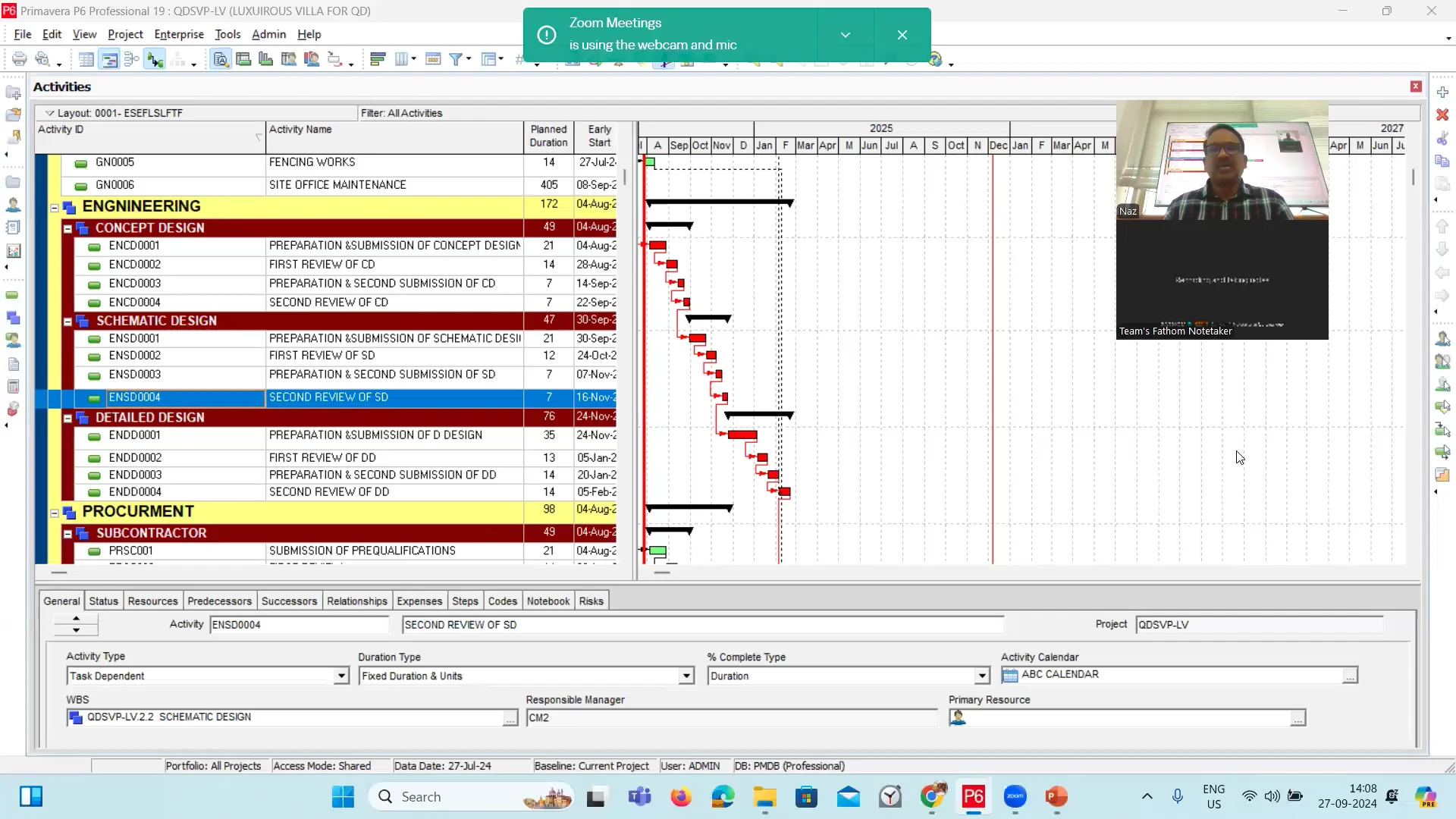 Activity creation , Dependency Determination, Resource dictionary creation