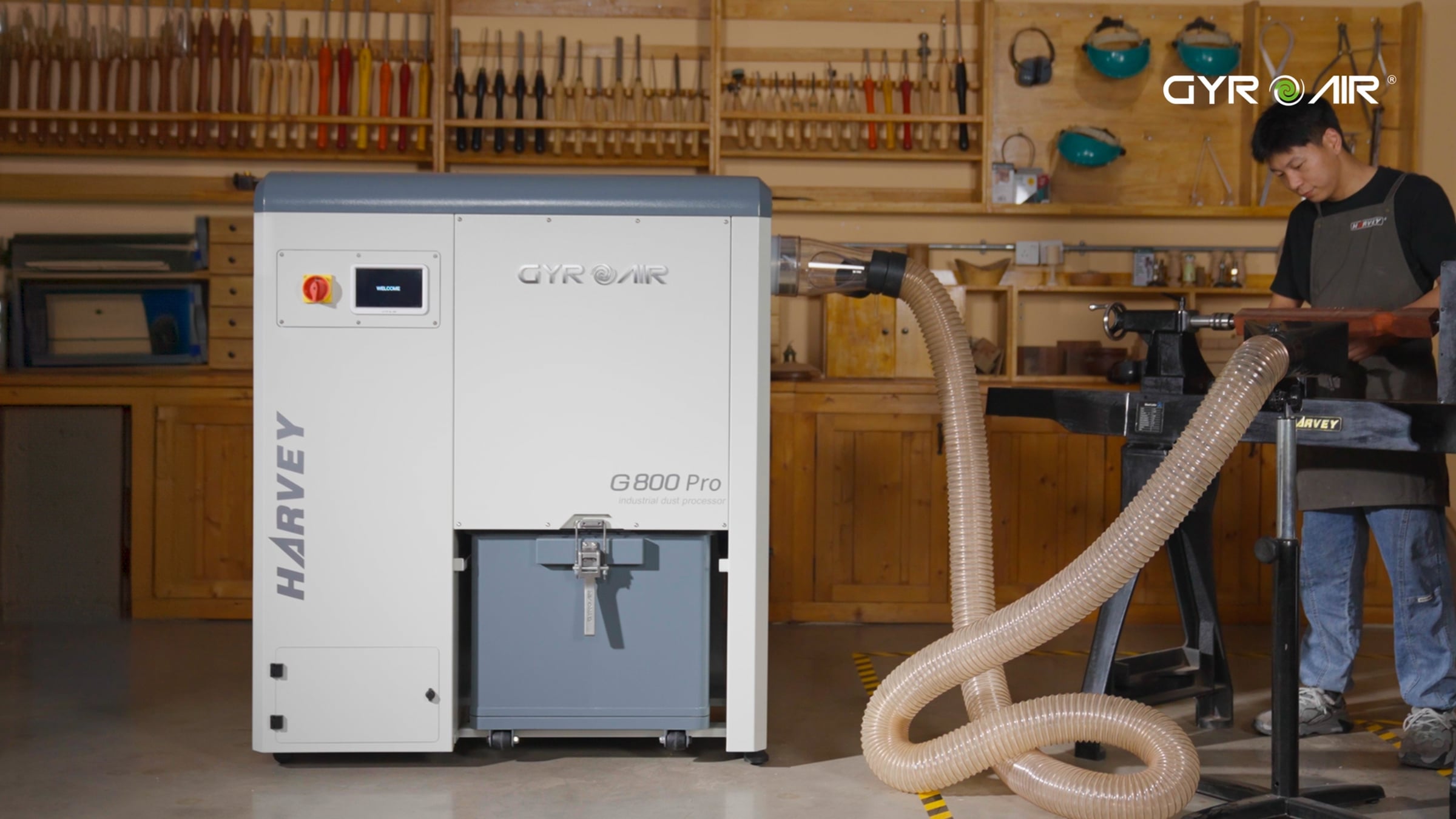 GYRO AIR G-800Pro Industrial Dust Processor