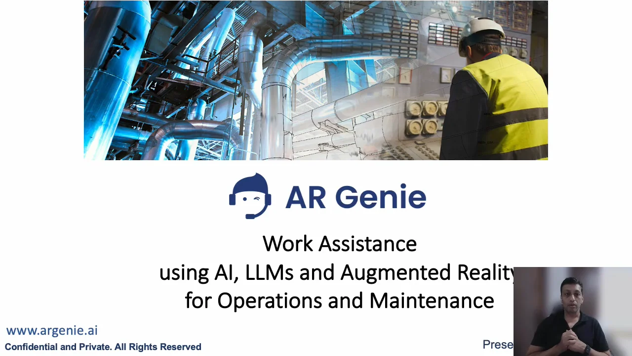 AR Genie - Work Assistance using LLMs and Augmented reality for ...