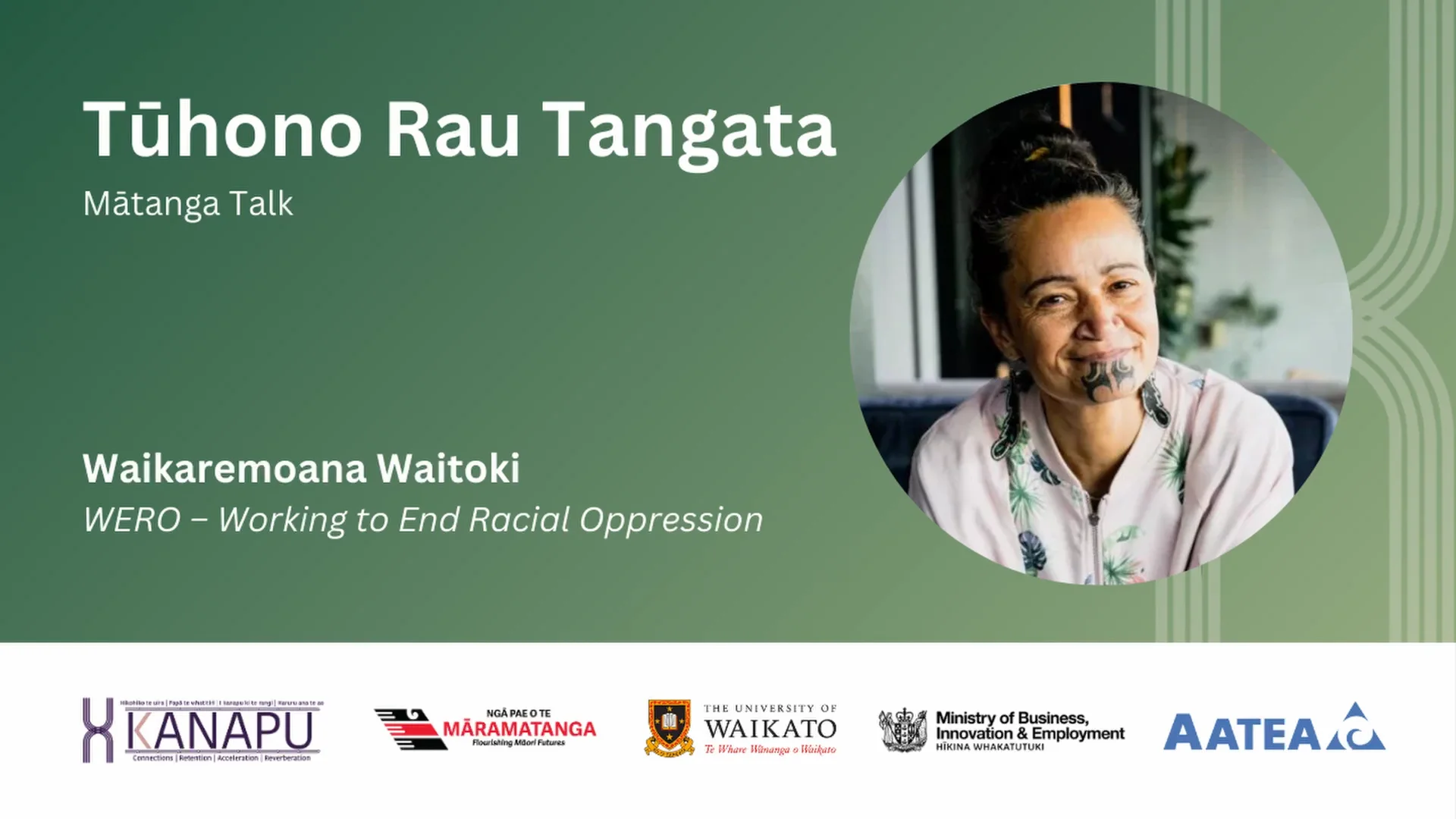 Mātanga Talks: Waikaremoana Waitoki