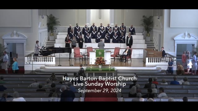 Worship With Us - Hayes Barton Baptist Church