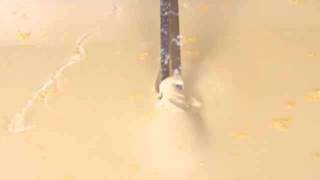 Testing coagulum before cutting — Science Learning Hub
