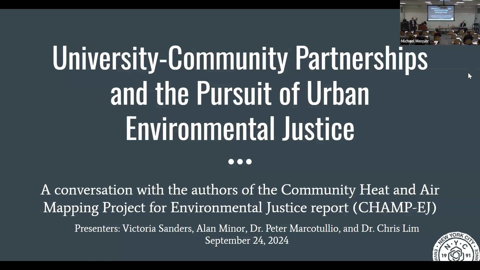 University-Community Partnerships and the Pursuit of Urban ...