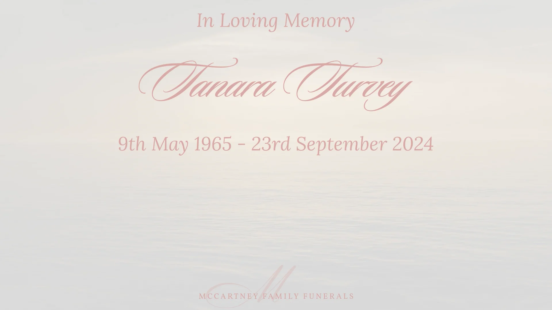 Photo Reflection for Tanara Turvey