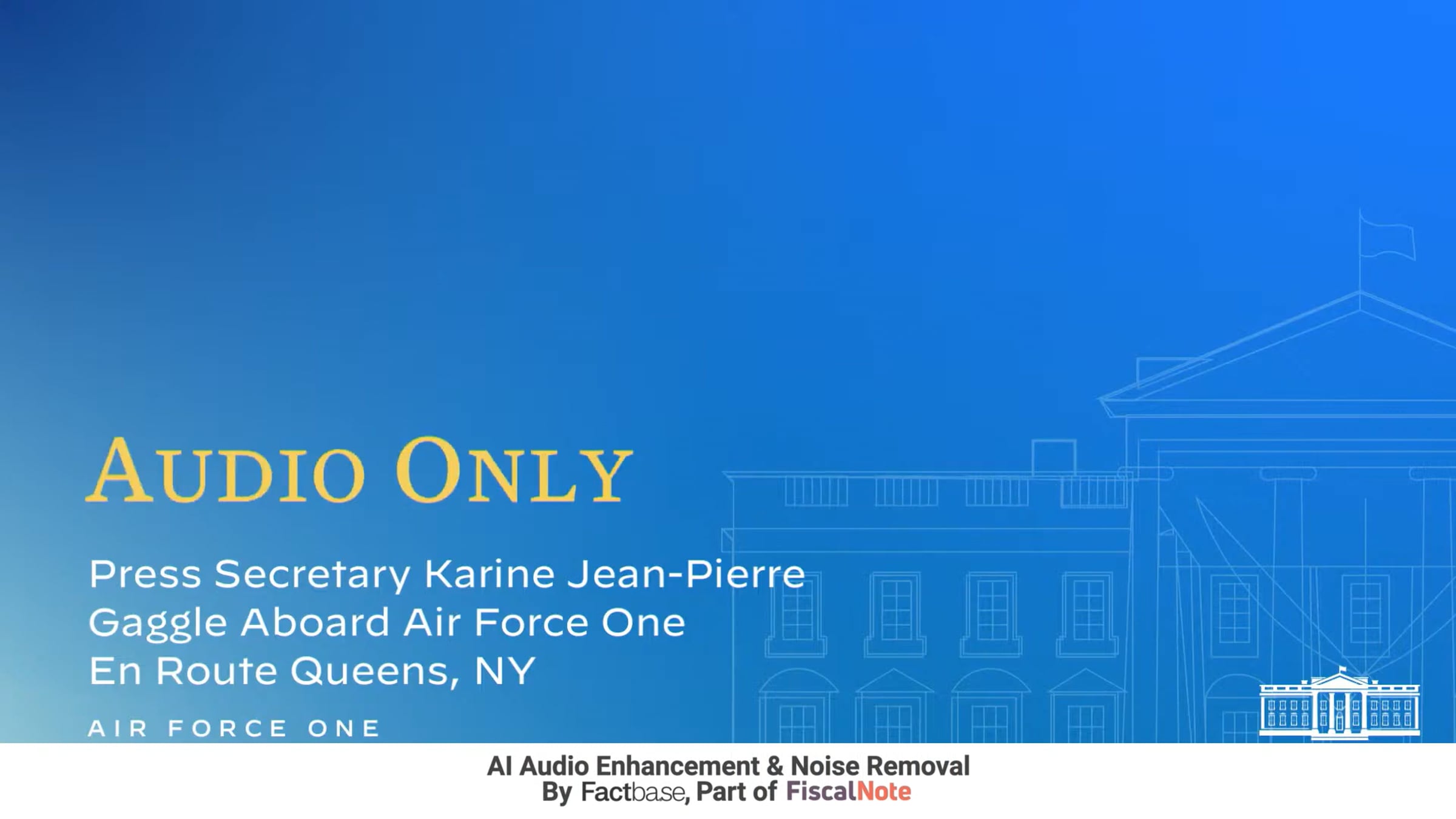 Press Gaggle: Karine Jean-Pierre Holds a Press Briefing on Air Force ...