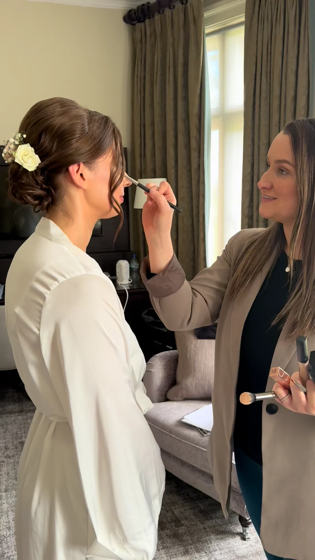 Chelsea Makeup Artist Action shots