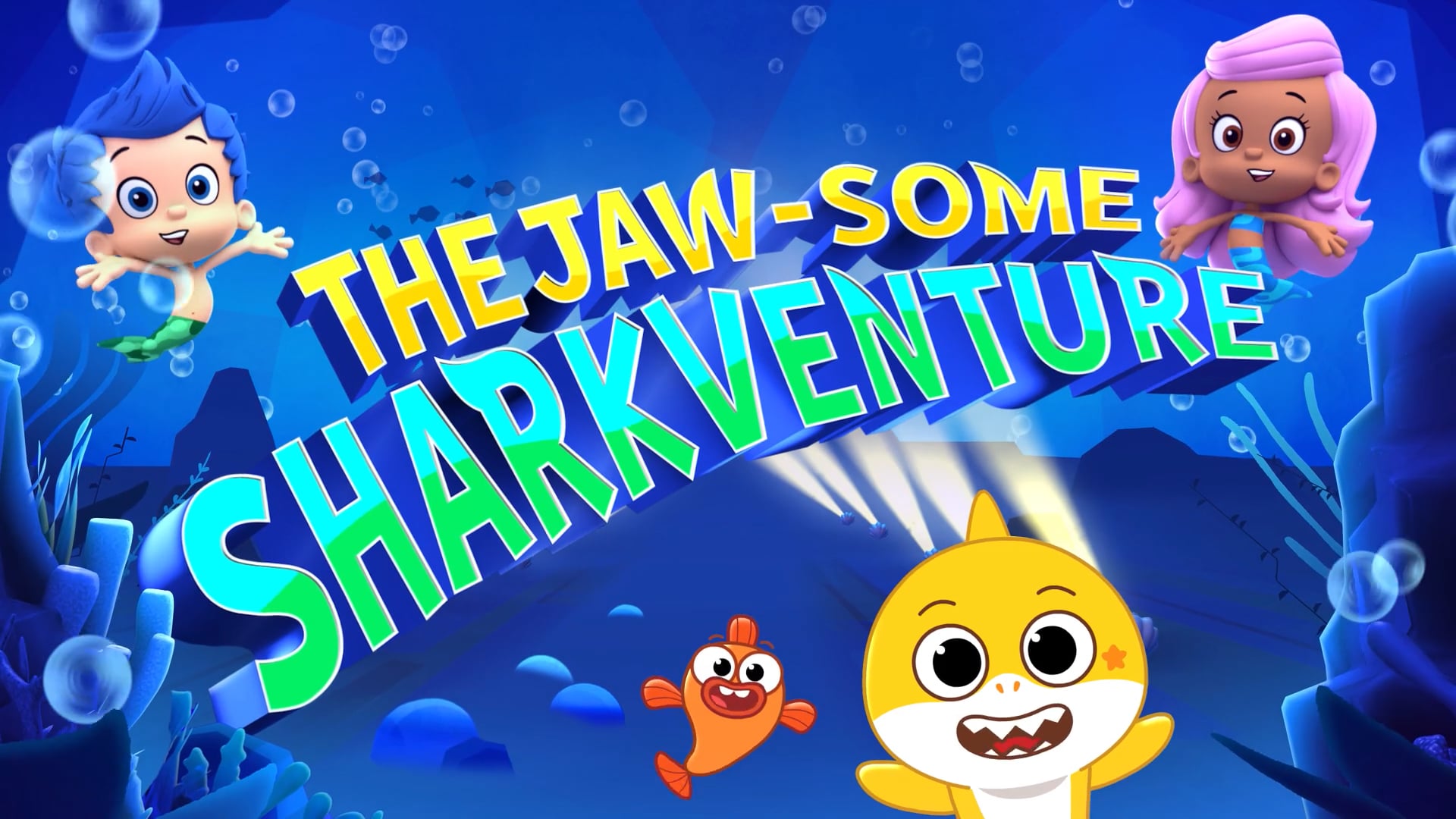 Baby Shark x Bubble Guppies The Jawsome Sharkventure | Videos & Movies ...