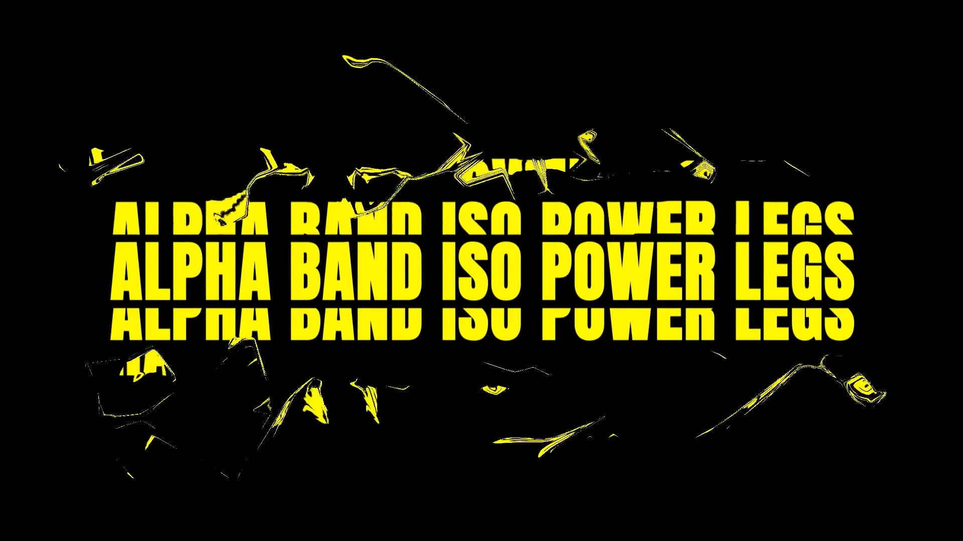 ALPHA BAND ISO POWER LEG WORKOUT