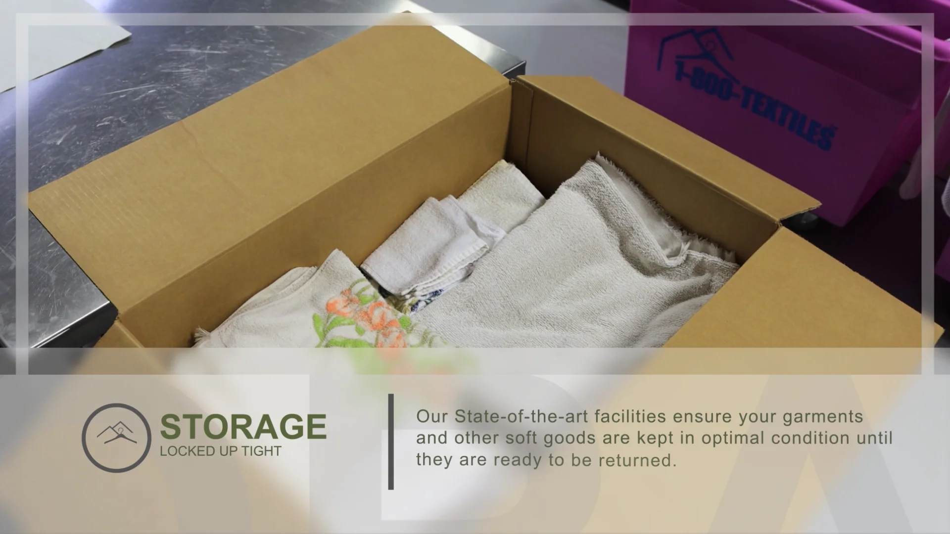 1-800-Textiles Storage Process