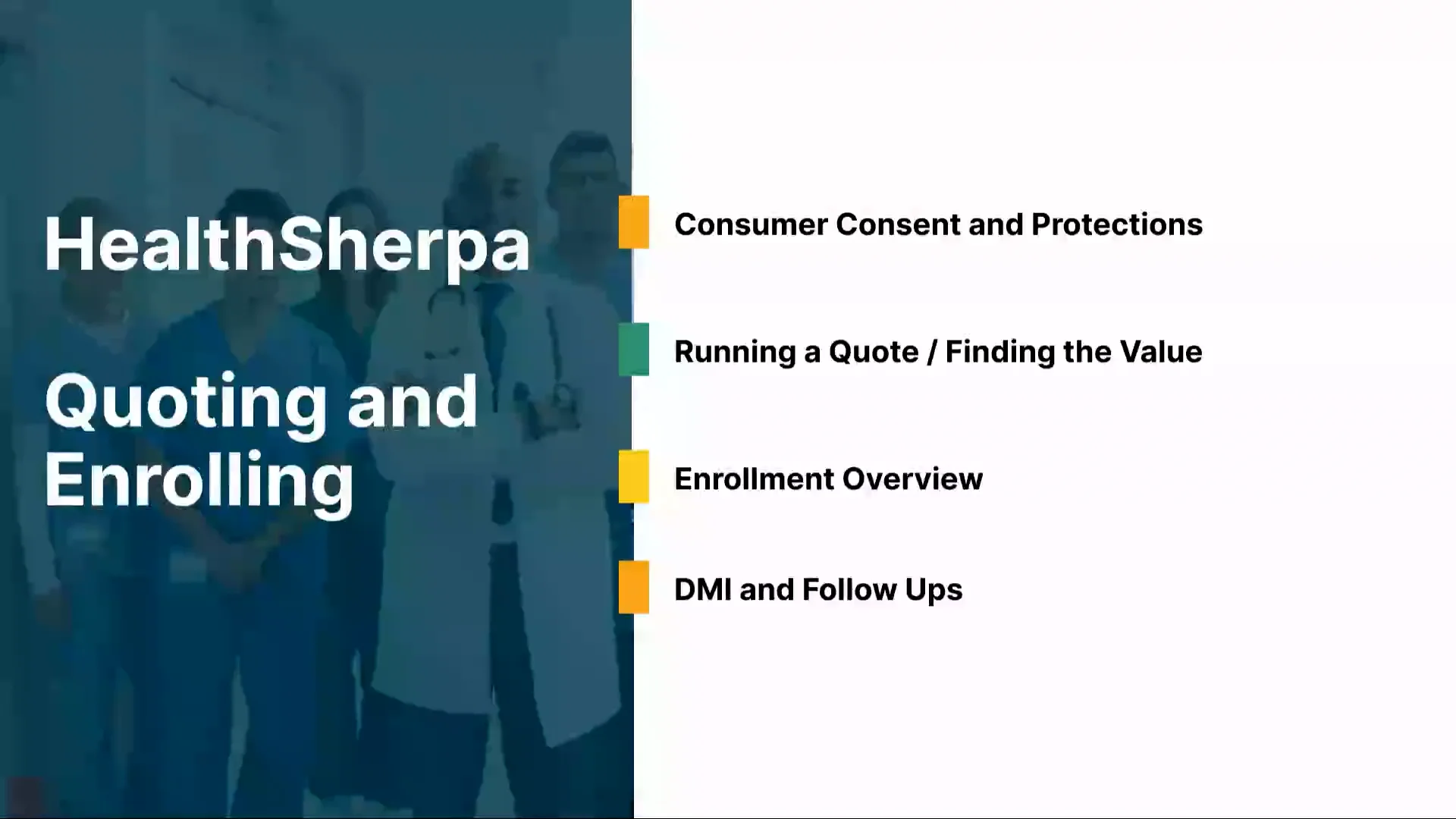 HealthSherpa Quote & Enroll Training