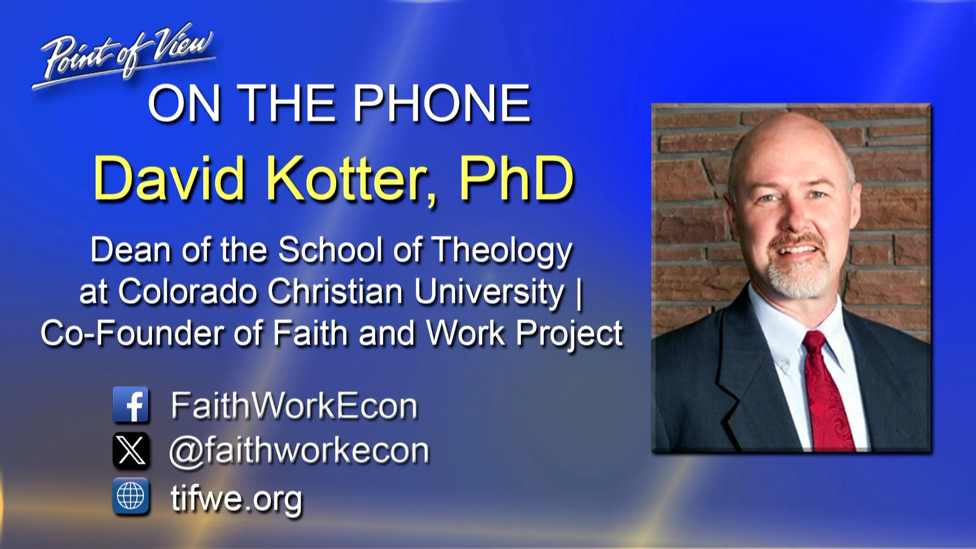 Point of View Livecast - Tuesday, October 1, 2024 - Jeremy Dys, David ...