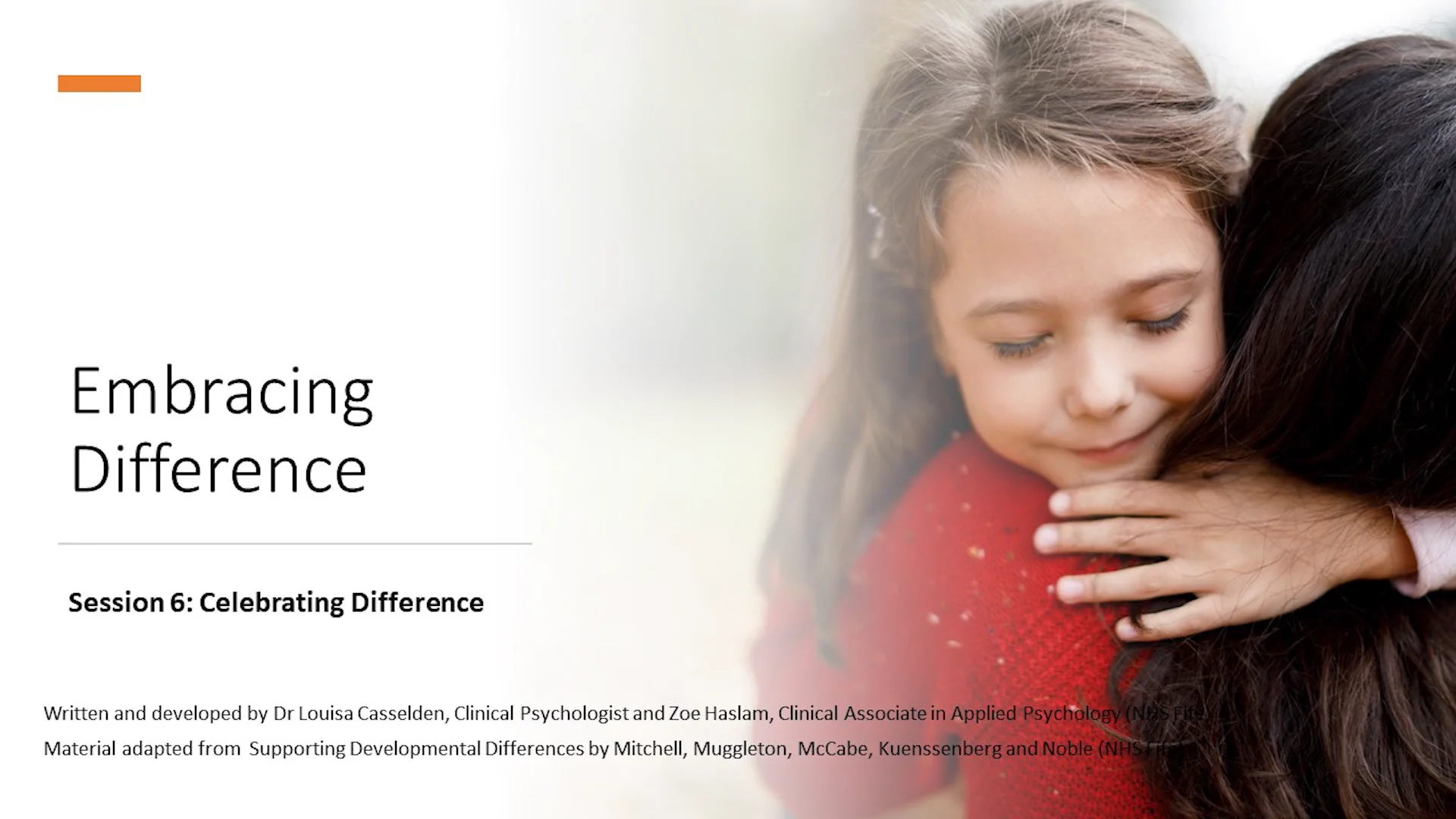 Embracing difference - week 6