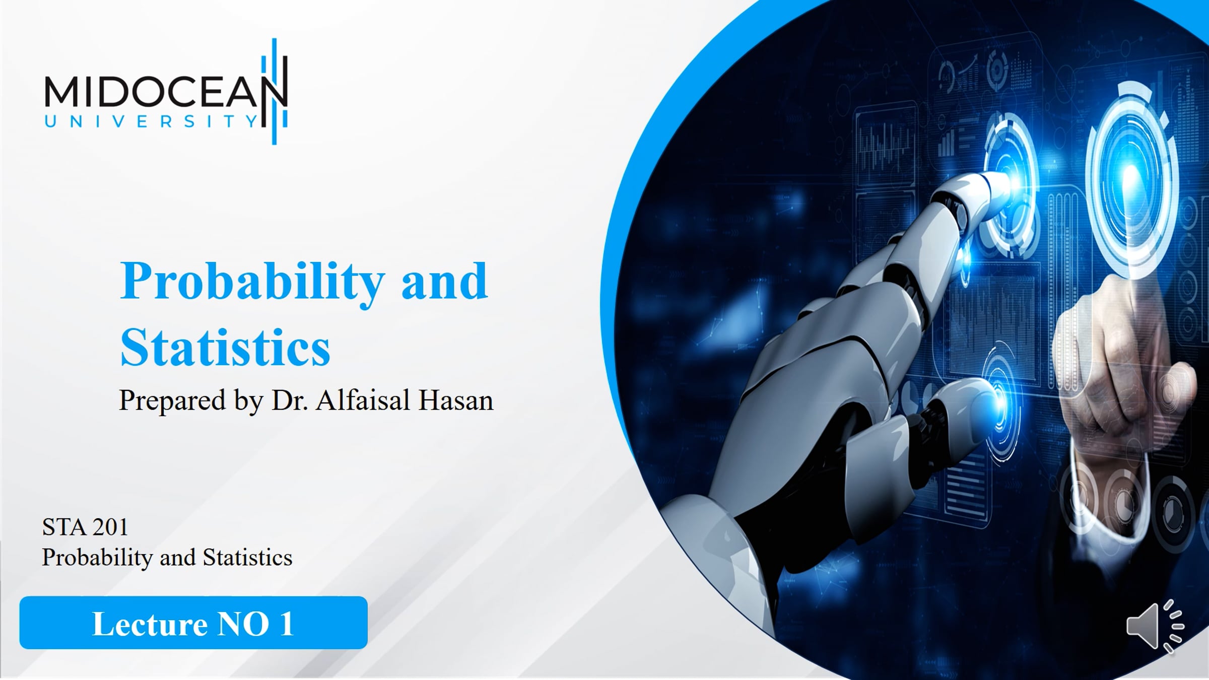 Probability and Statistics – STA201 – Lecture 1