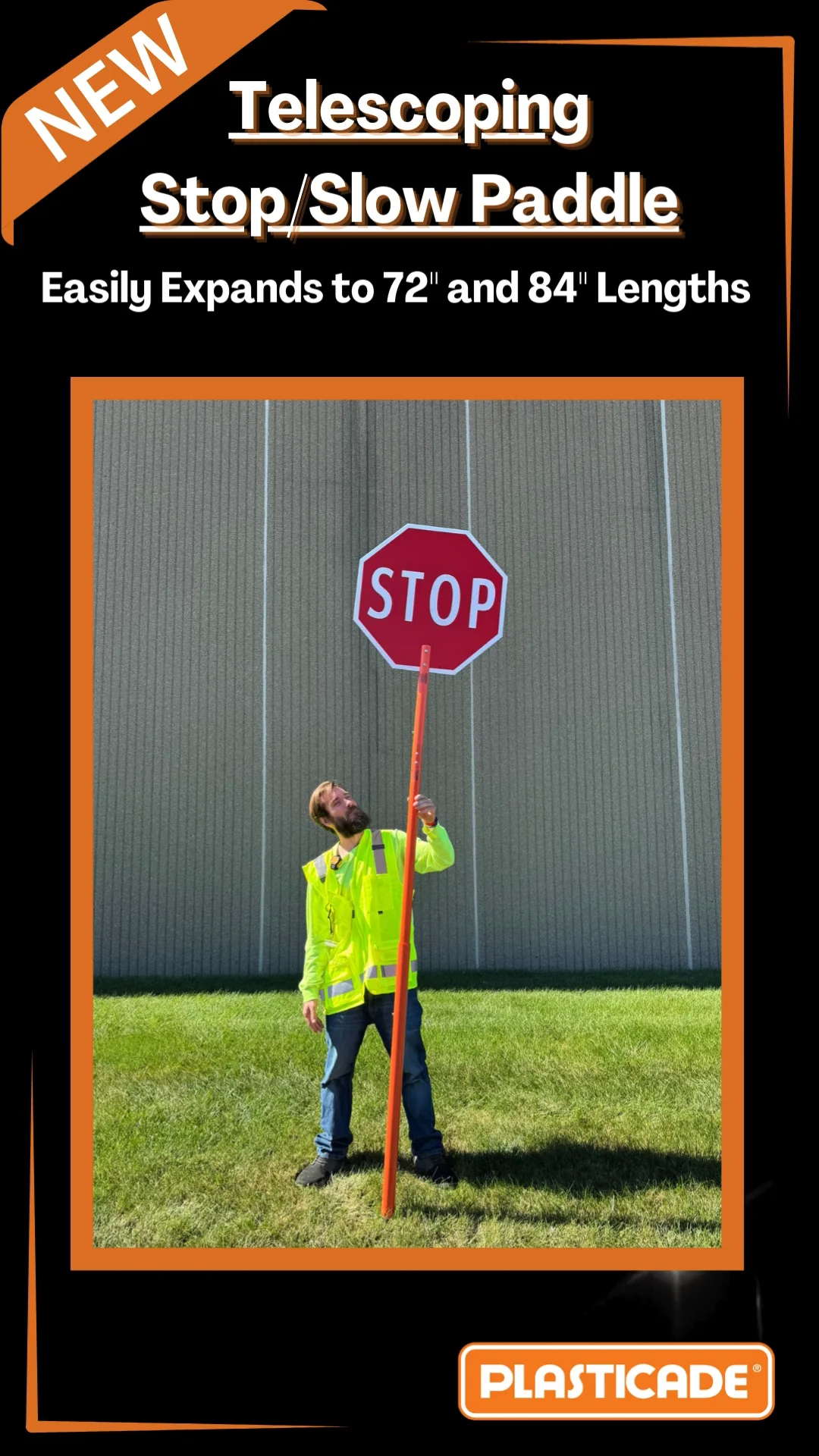 Plasticade's Telescoping Flagger Pole