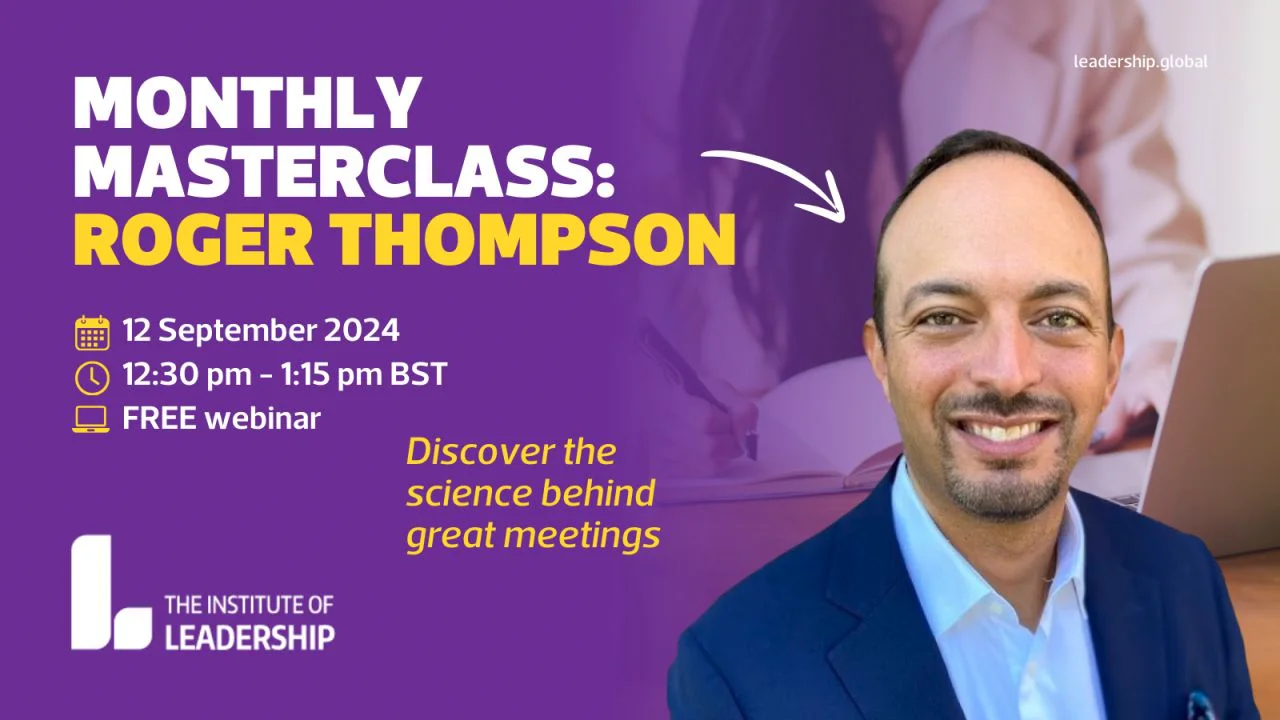 Discover the science behind great meetings with Roger Thompson