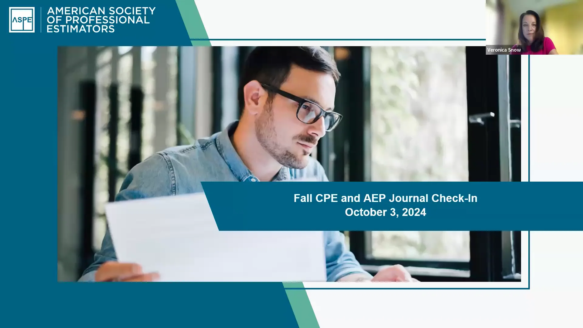 Fall CPE and AEP Journal Check-In