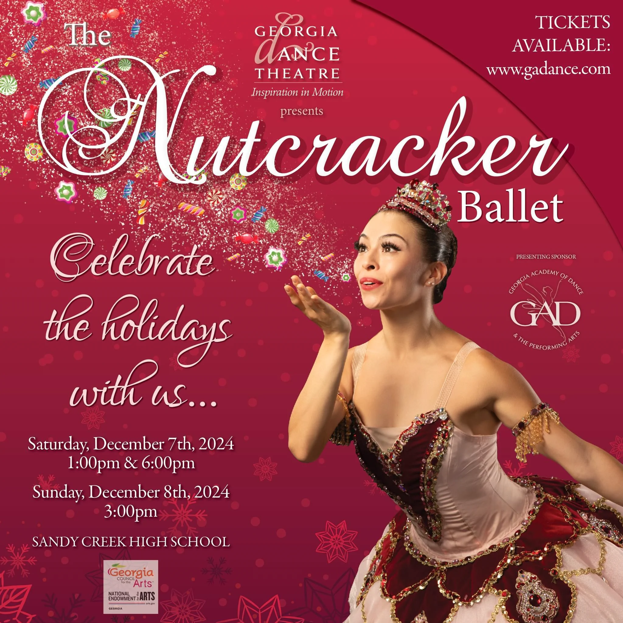 Watch 6PM DECEMBER 7, 2024 | NUTCRACKER | GA DANCE THEATER Online ...