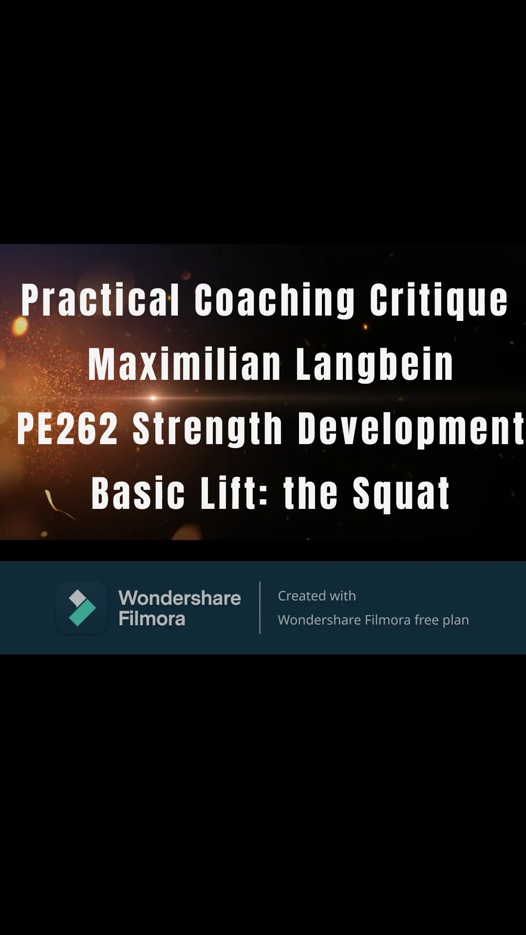 Practical Coaching Critique