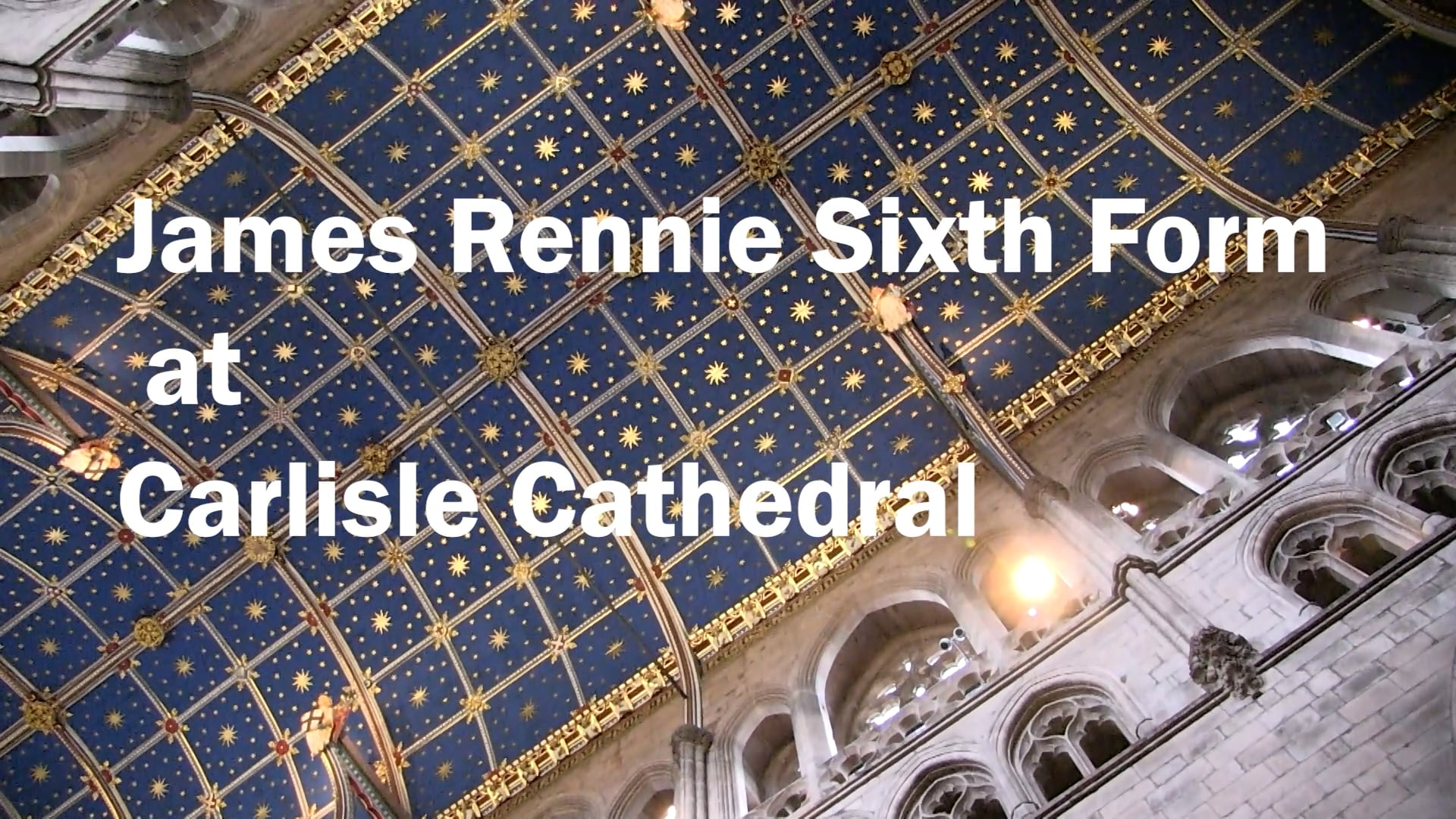 James Rennie visit to Carlisle Cathedral