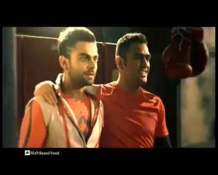 Boost New Ad Featuring MS Dhoni and Virat Kohli 2013