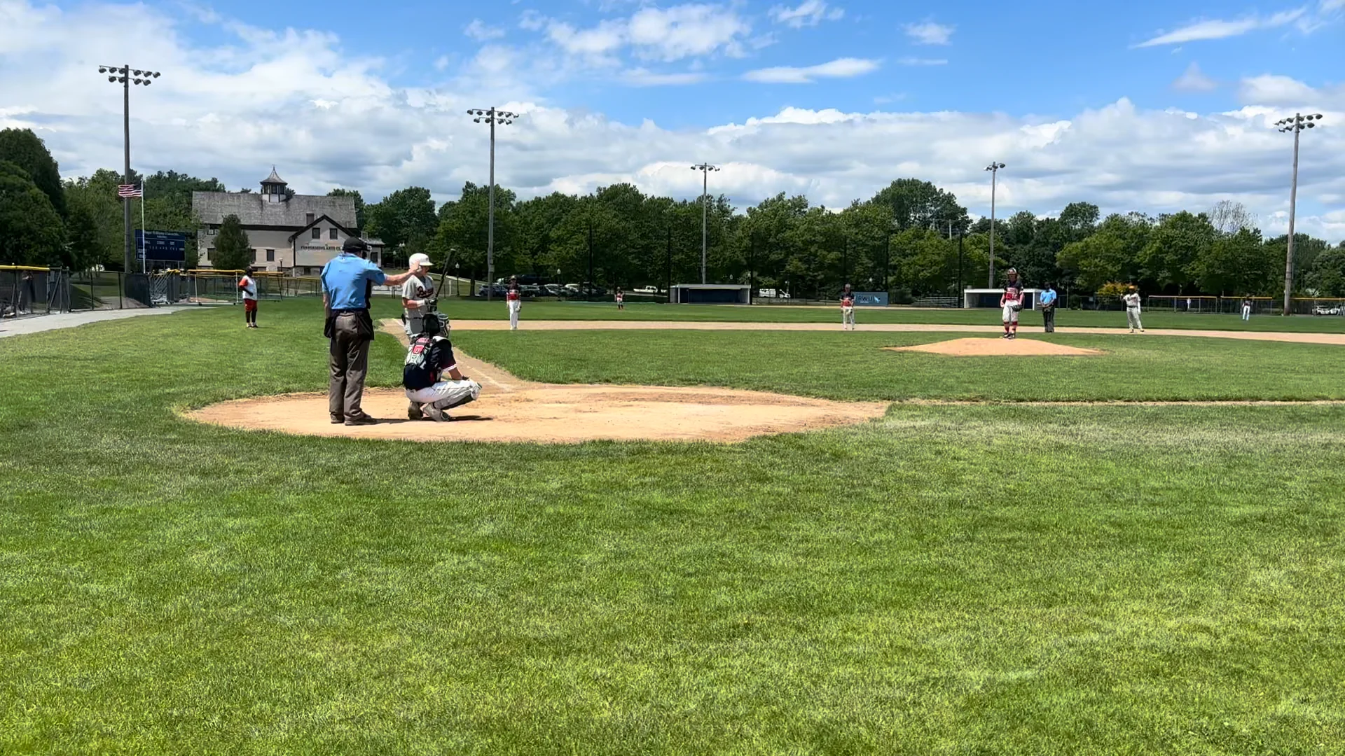 Zach Powell Line Drive Single Up the Middle