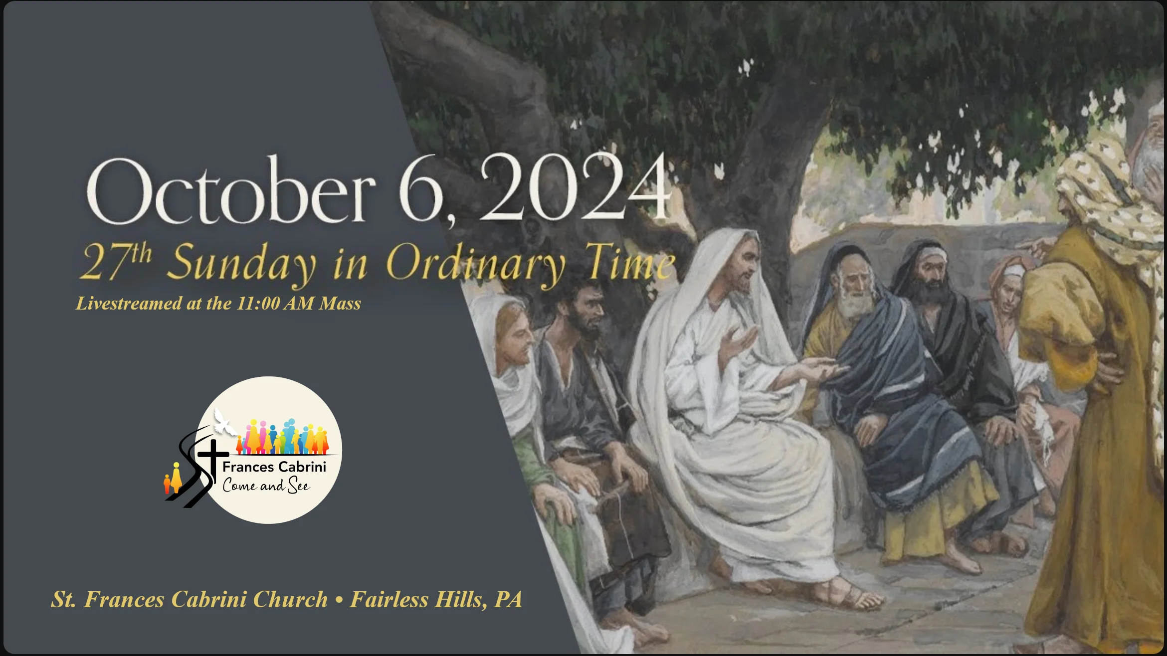 27th Sunday in Ordinary Time - October 06, 2024