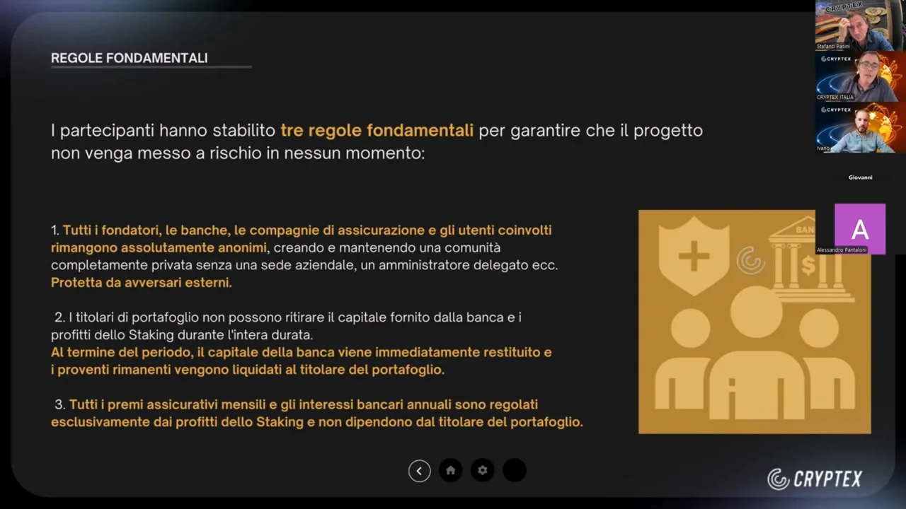 Presentazione zoom Cryptex 2024 - 8 anni di vita