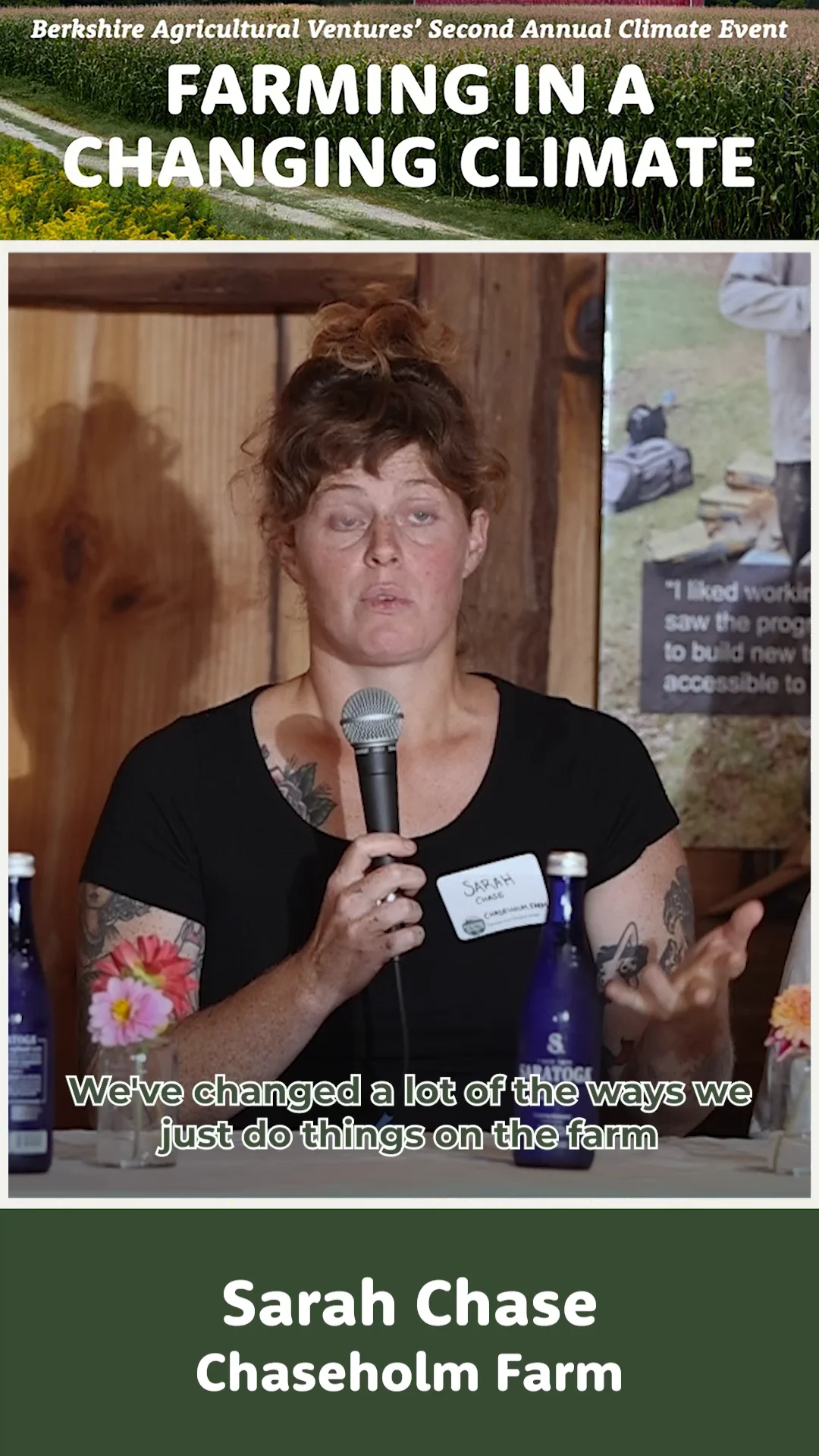 Sarah Chase - Changing Farm Workflows