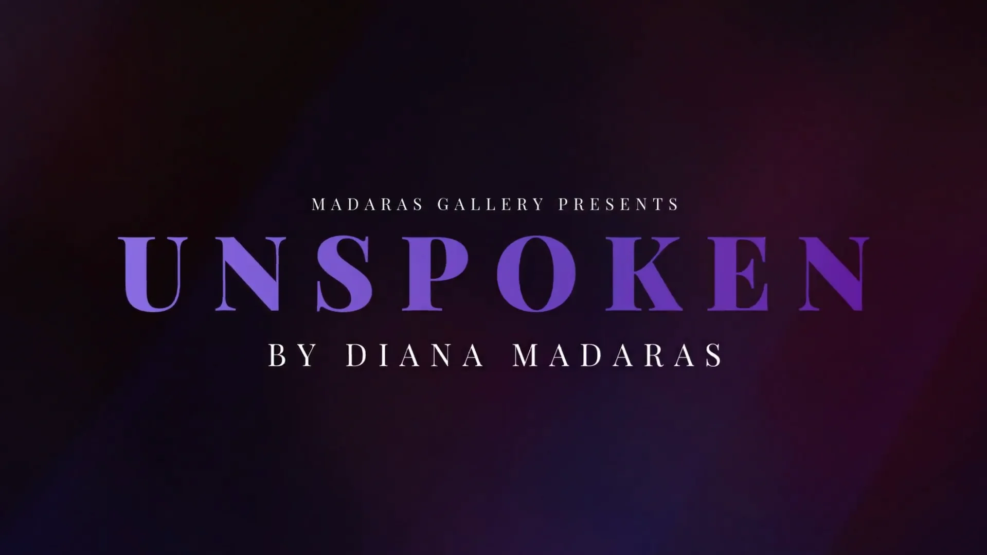 "UNSPOKEN" By Diana Madaras - 25th Anniversary Fall Art Show at Madaras ...