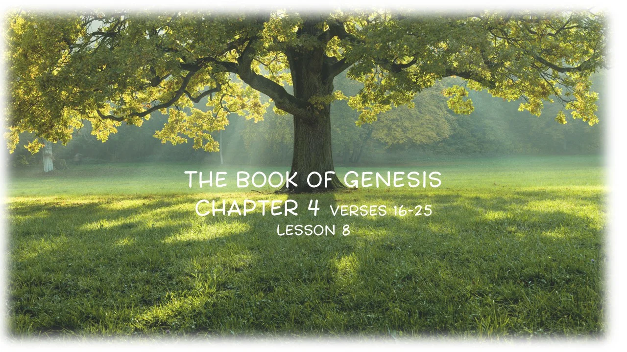 Genesis Lesson 8