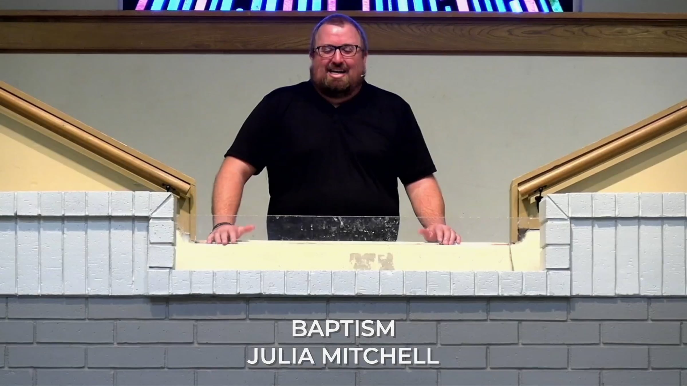 Julia Mitchell Baptism