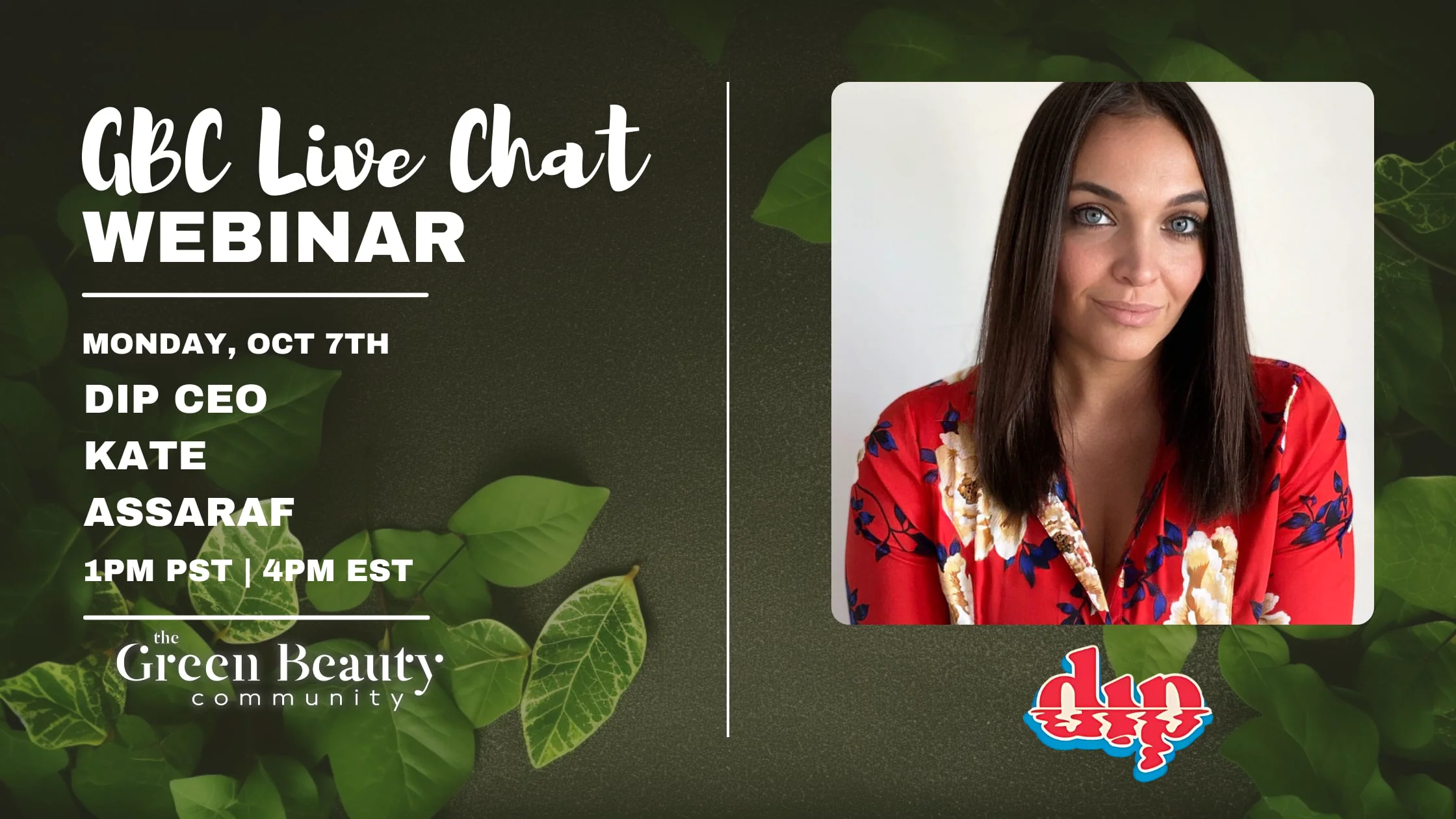 GBC Live Special Guest Kate Assaraf from DIP