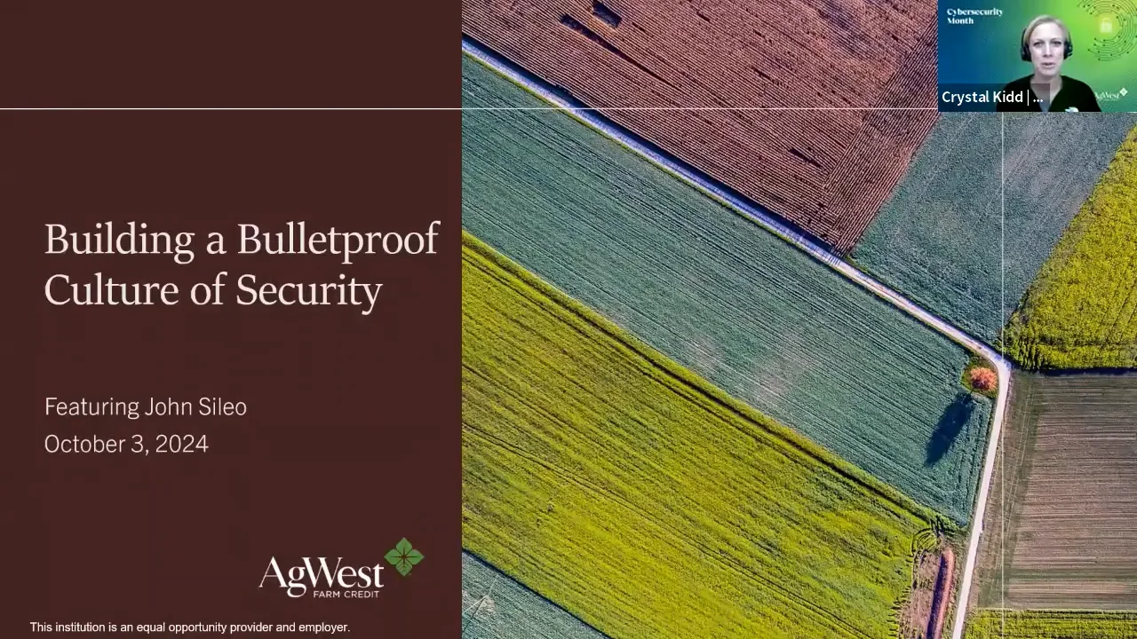 Building a Bulletproof Culture of Security