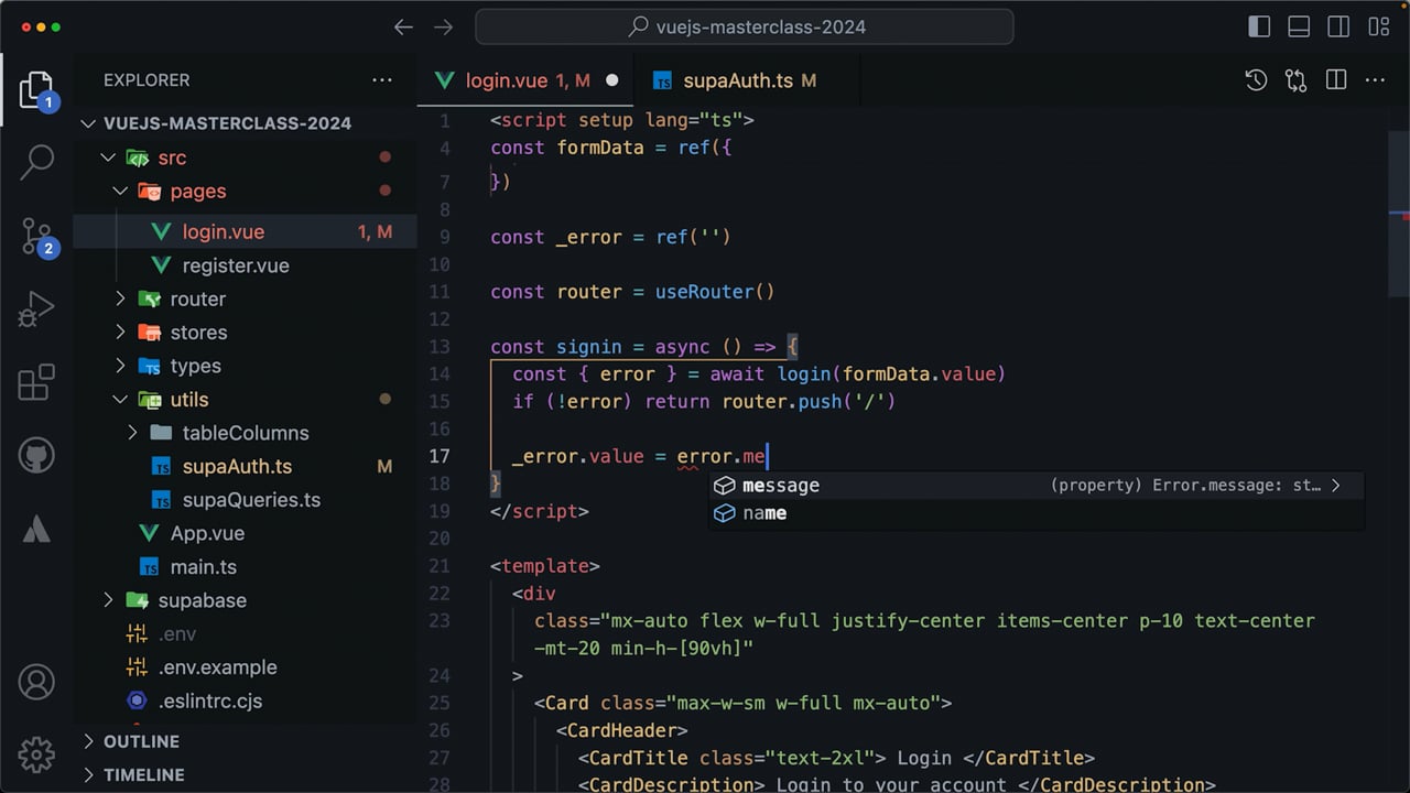 Handle Supabase Server Auth Errors - A Vue.js Lesson From our... Handle Supabase Server Auth Errors - A Vue.js Lesson From our...