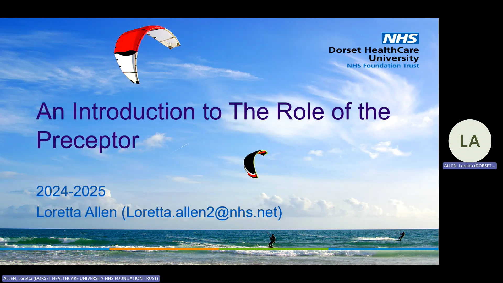 An Introduction to the role of the Preceptor