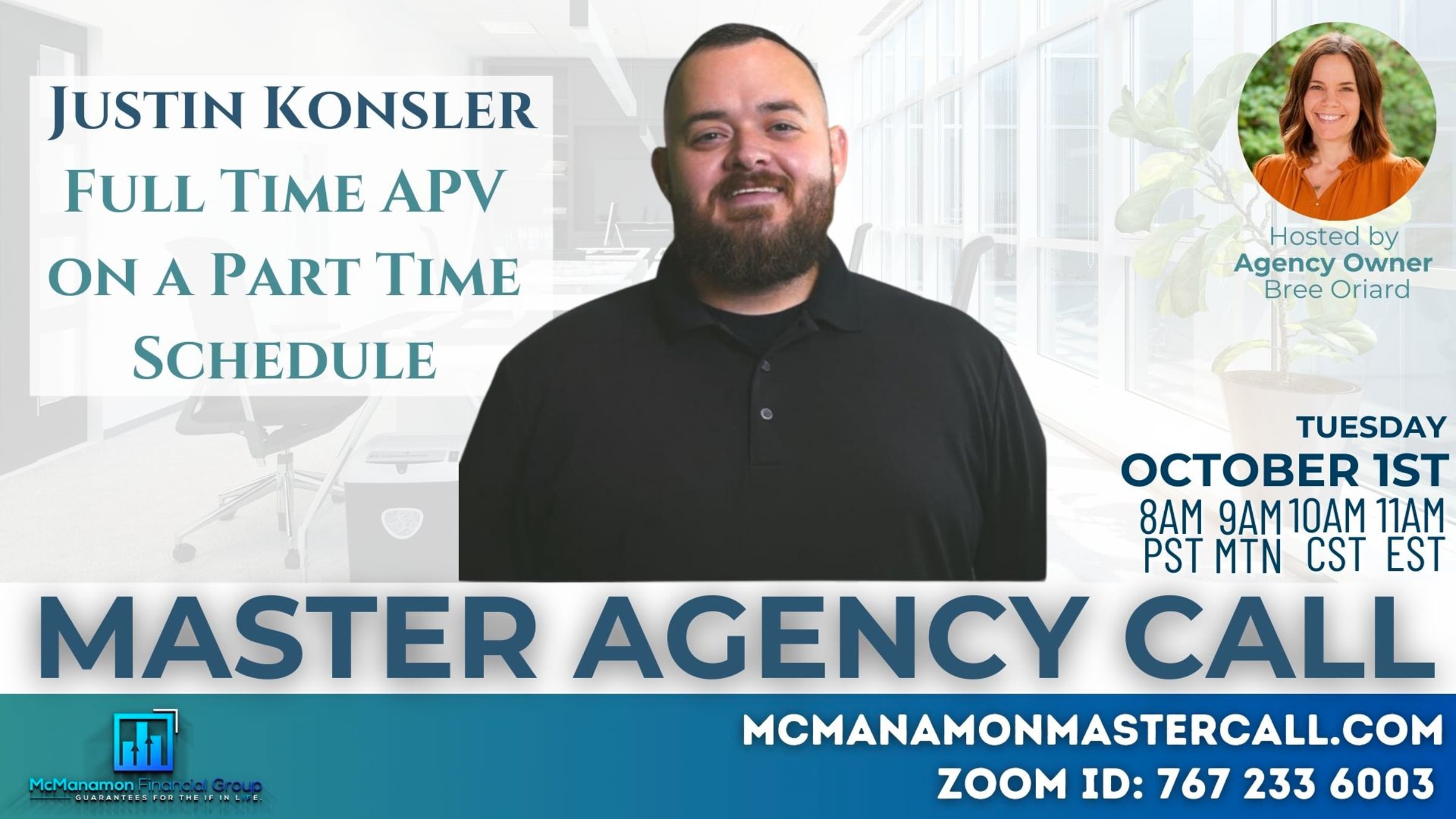 MAC Call 10/8/24- Justin Konsler Full Time APV on a Part Time Schedule