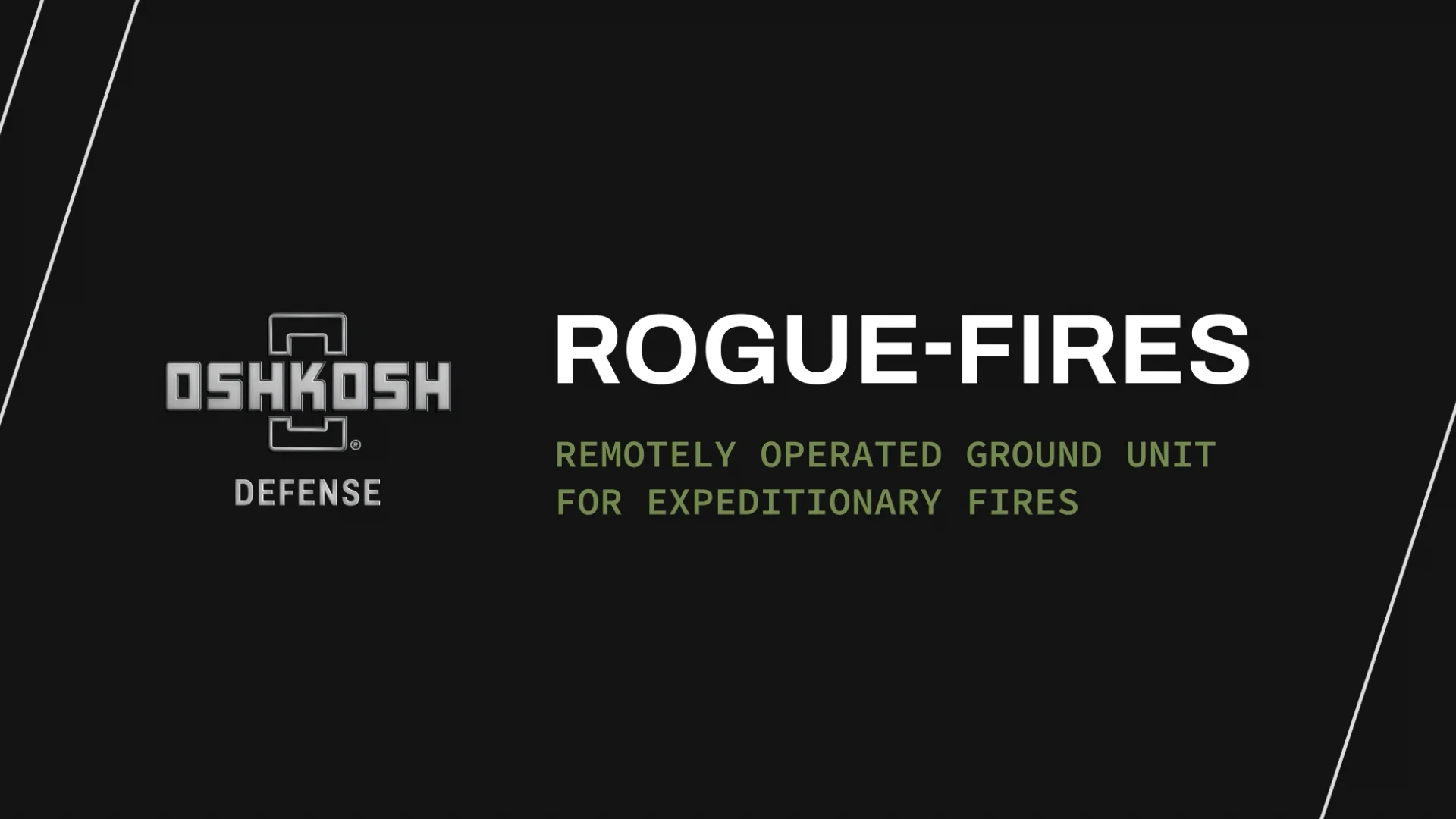 ROGUE-FIRES at AUSA 2024