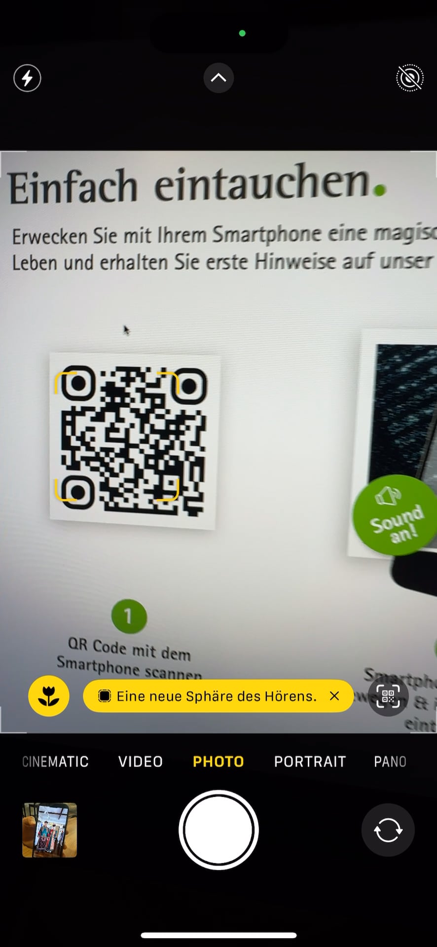 Phonak QR-Code-Scan+AppClip