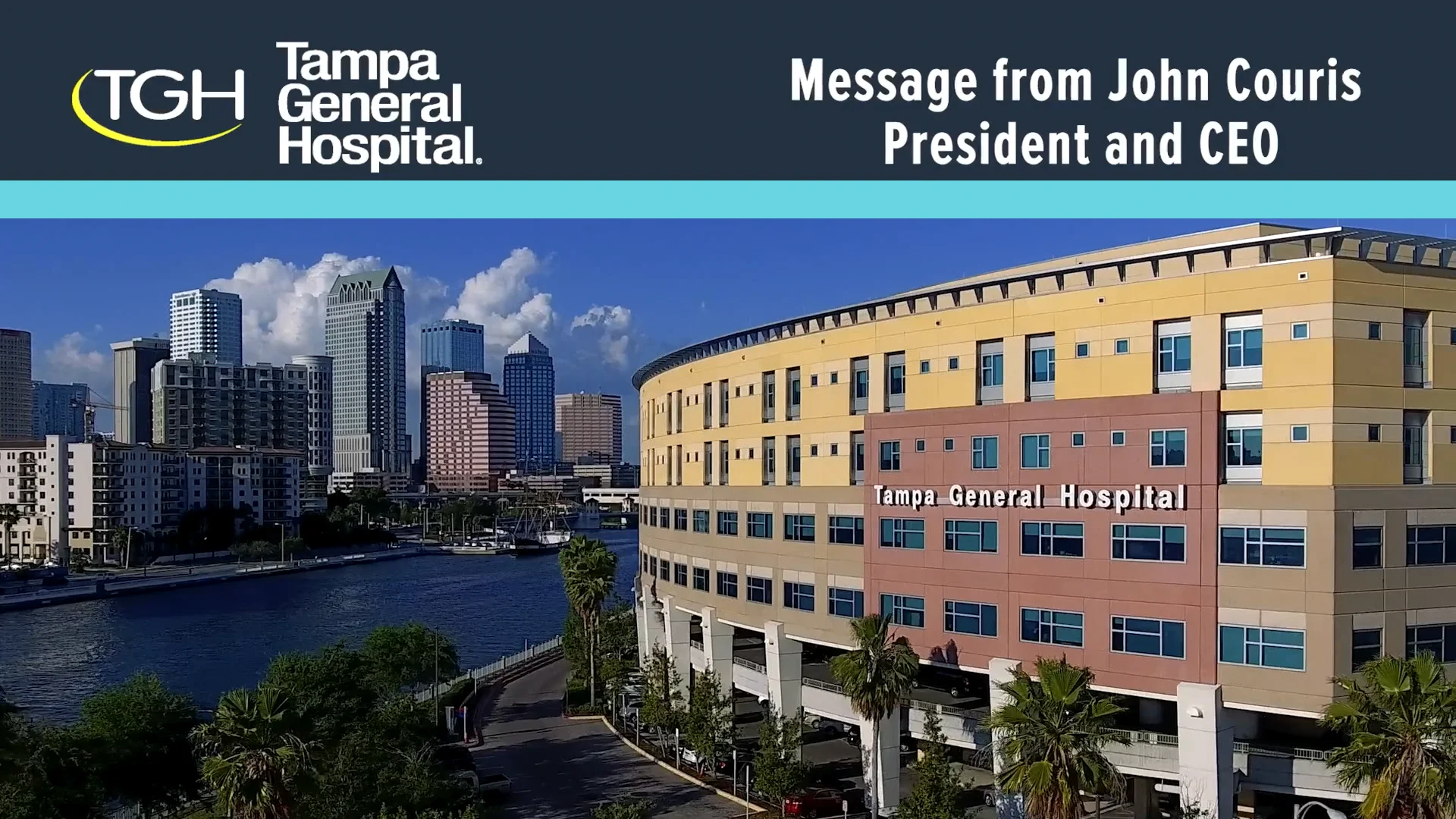 A Message from John Couris, President and CEO