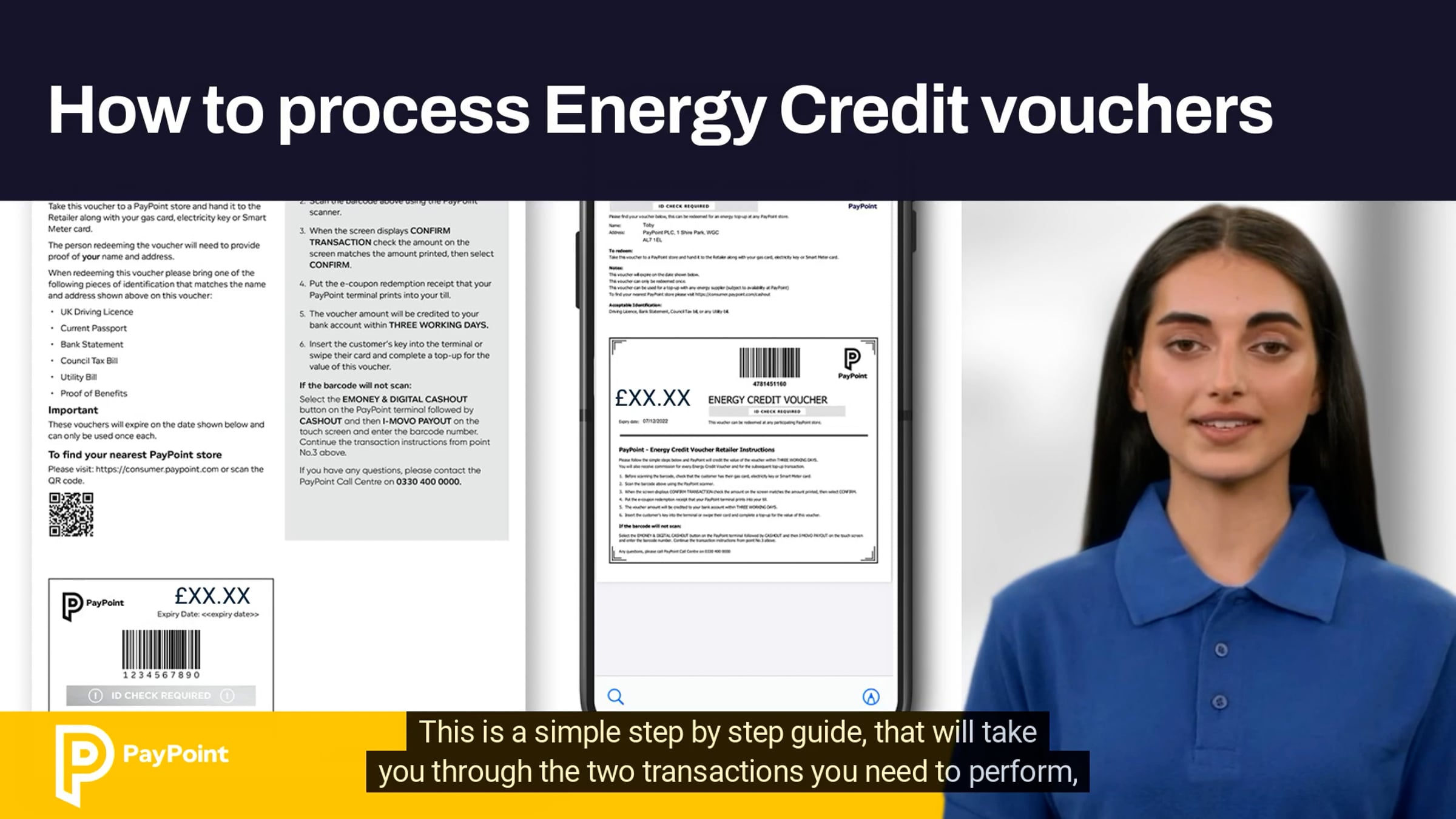 How to process Energy Credit Vouchers Support Video