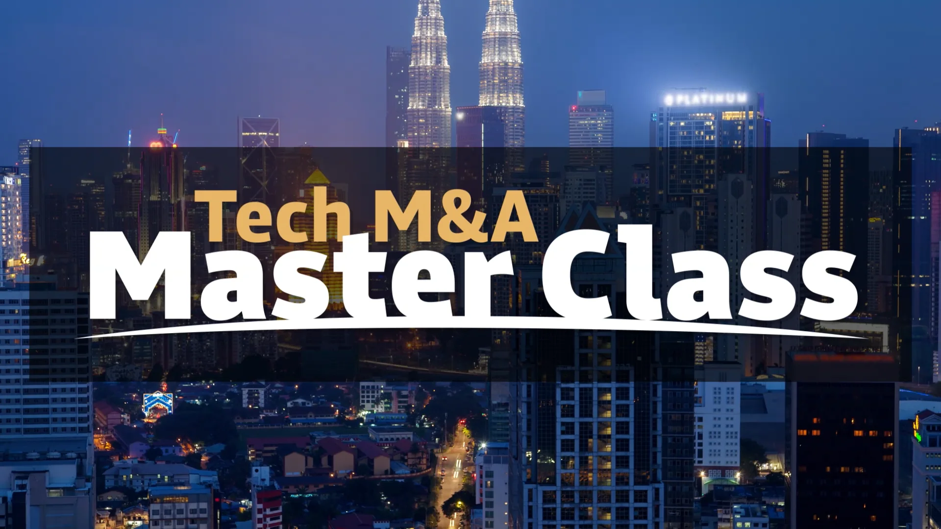Tech M&A Master Class Promo