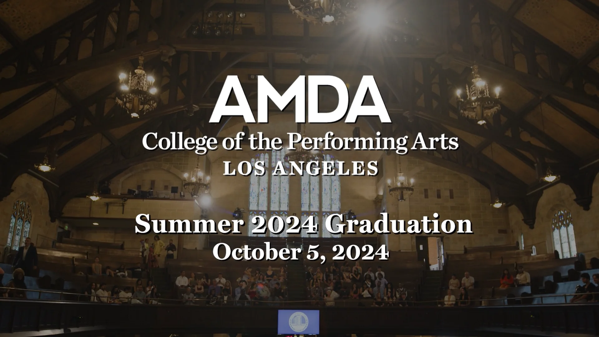 AMDA LA Graduation Summer 2024 (October 5, 2024)