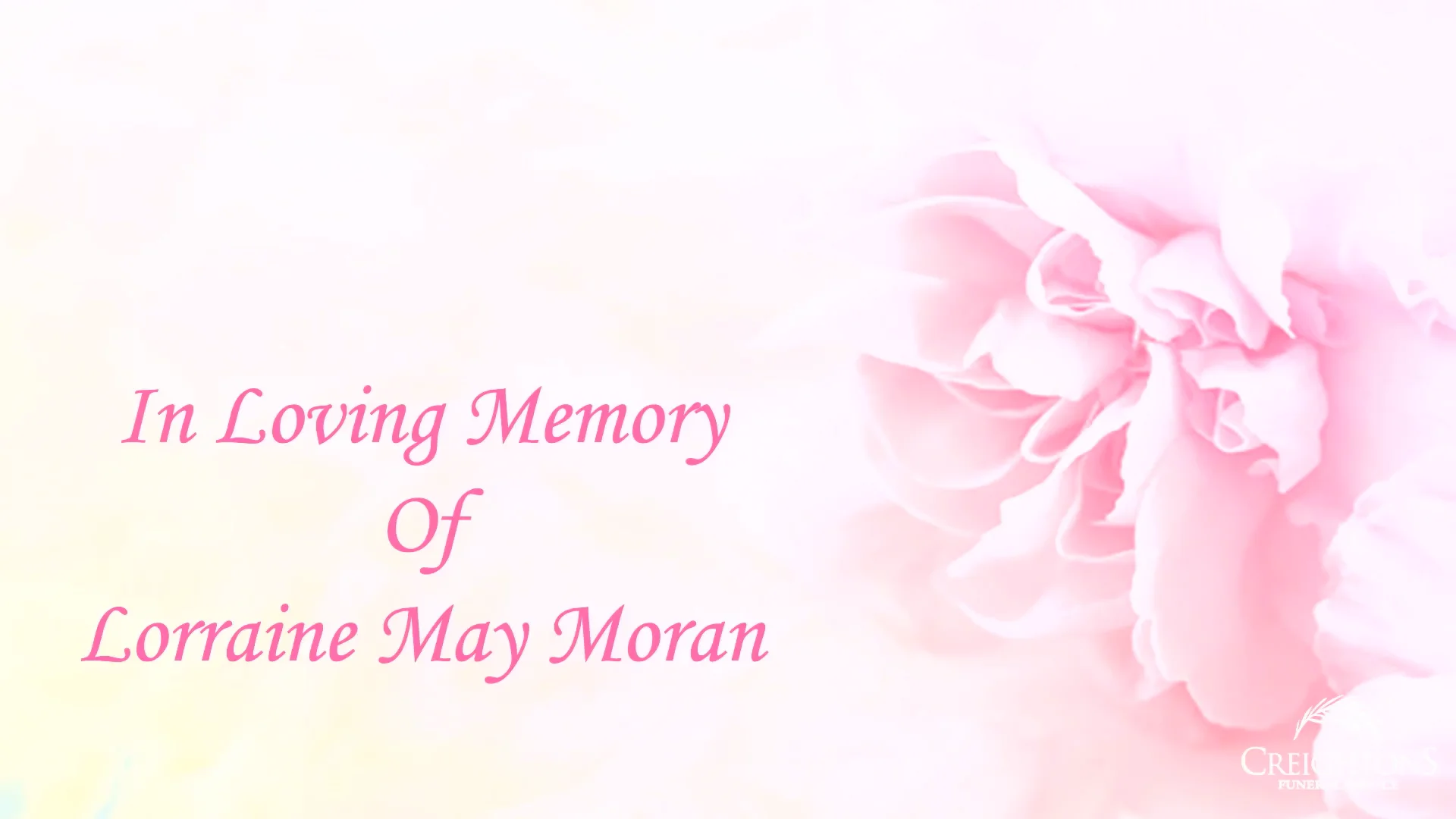 LORRAINE MAY MORAN