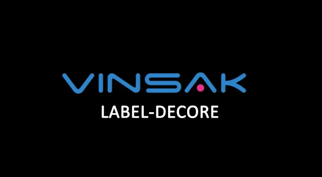 VINSAK Label-Decore