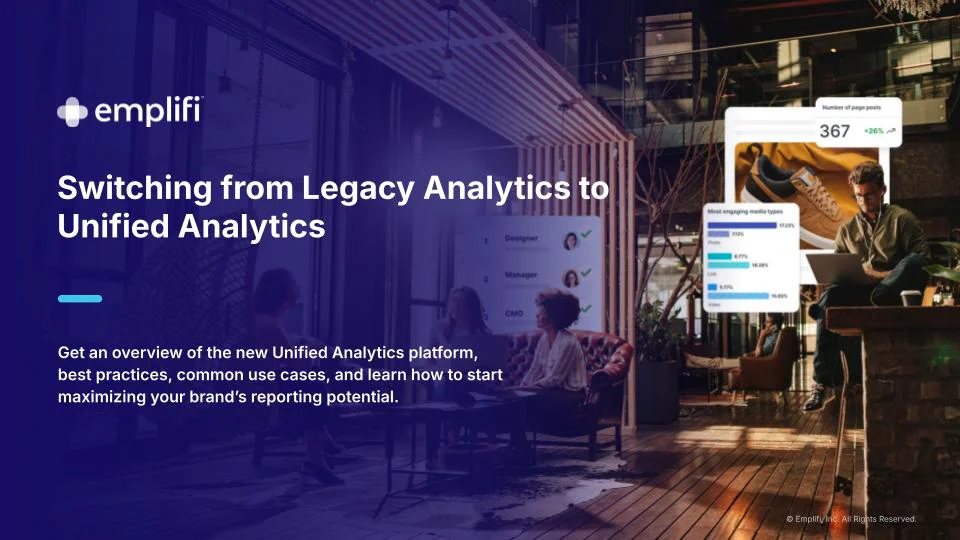 Switching from Legacy Analytics to Unified Analytics