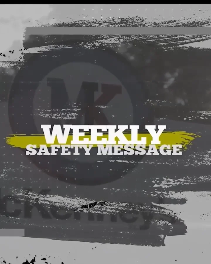 Weekly Safety Message | 10-14-24