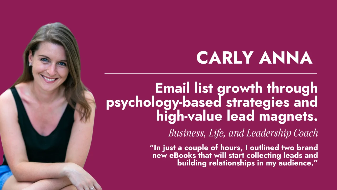 Carly Anna: Get Visible