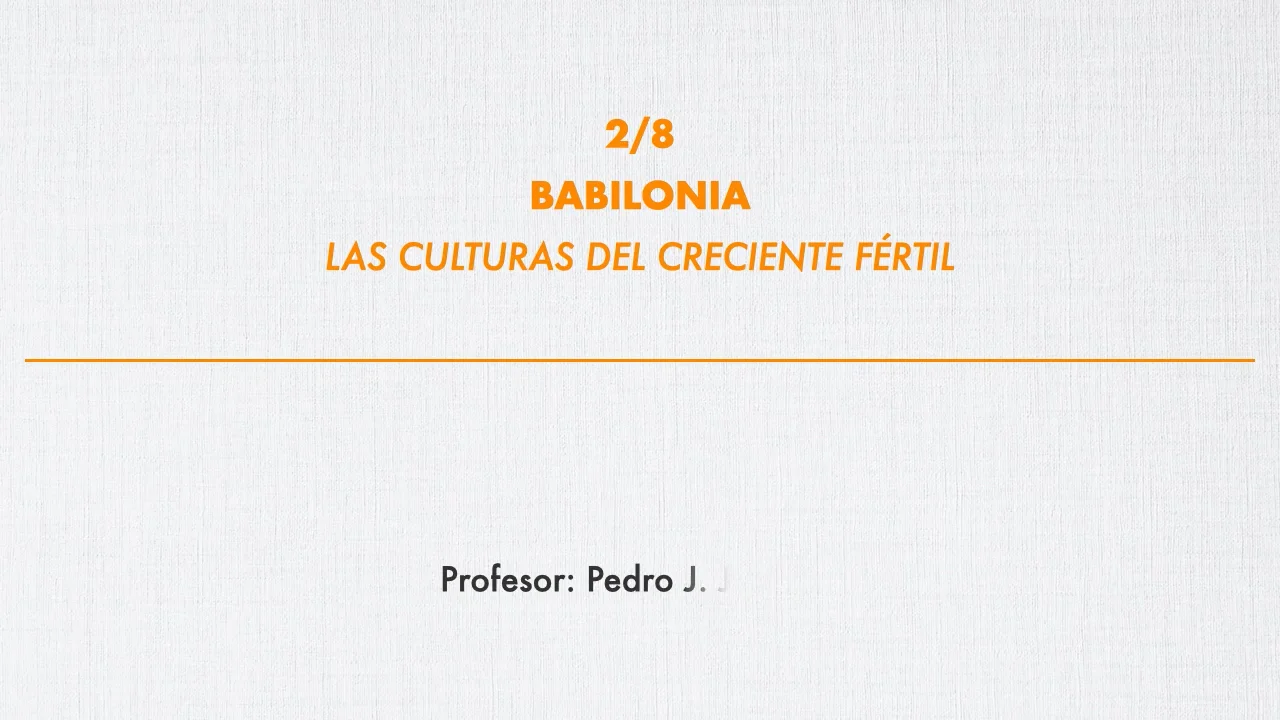 Watch UN PASEO POR EL ARTE. Babilonia. Las culturas del creciente ...