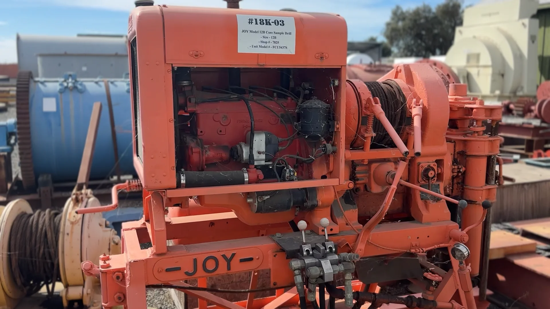 18K-03 JOY Model 12B Core Drill