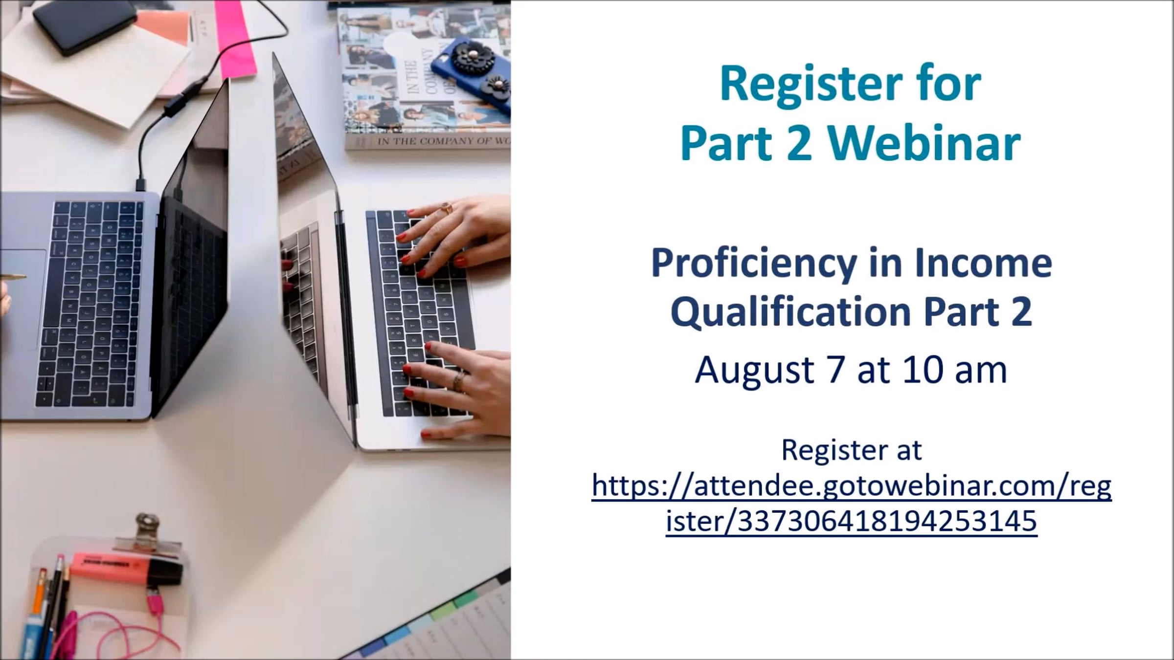 Proficiency in Income Qualification JULY 2024 CORRECTED
